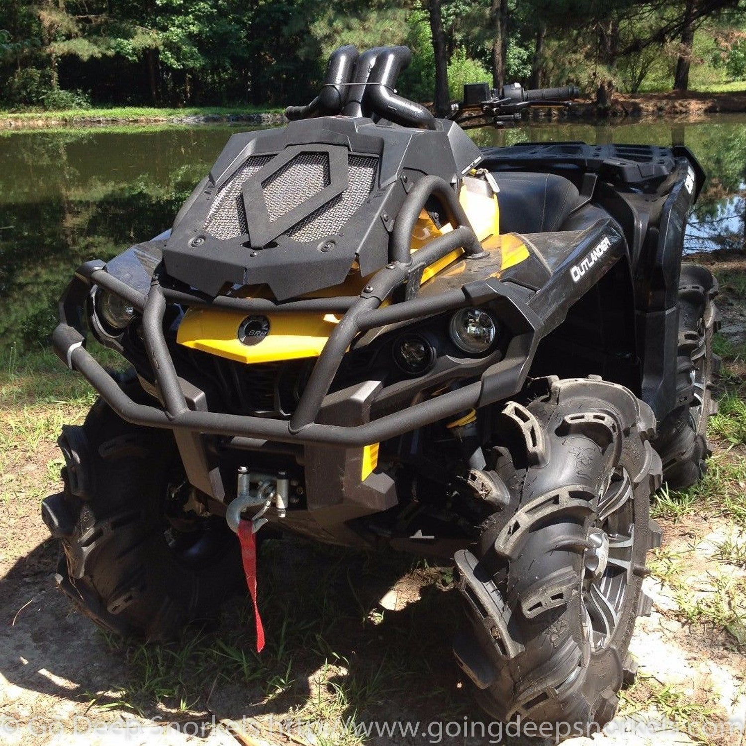 Snorkel Kit For Atv Can-Am Outlander Snorkel Kit (2013-2024) - Raised Air Intake For 570/850 ...